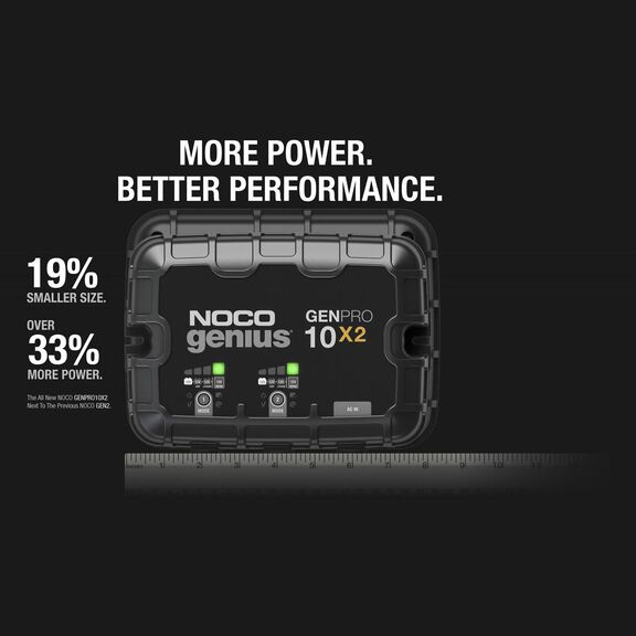 NOCO GENPRO10X2 2-Bank Charger 12V 20 Amp
