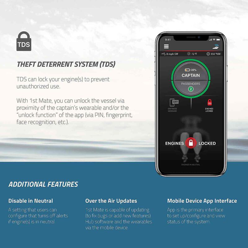 1ST MATE Marine Safety and Security System Kit - Mercury SmartCraft ...