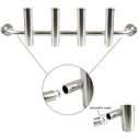 TACO MARINE 4-Rod Transom Mount Rod Holder