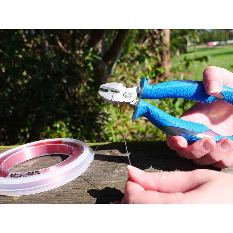 CUDA 6 3/4" Titanium Bonded Diagonal Wire Cutters | West Marine
