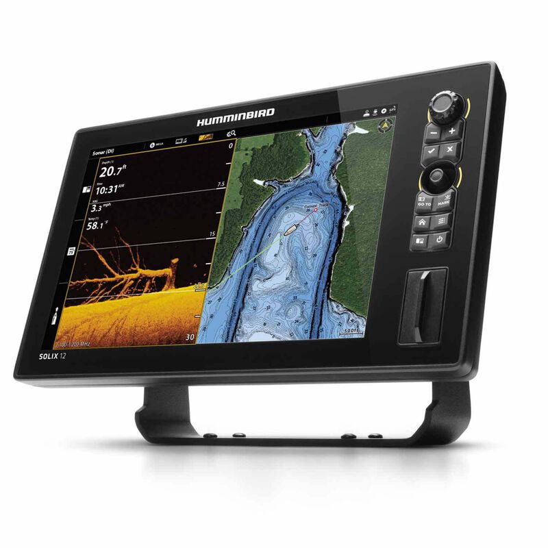 HUMMINBIRD SOLIX 12 CHIRP MEGA SI+ G3 Fishfinder/Chartplotter Combo ...
