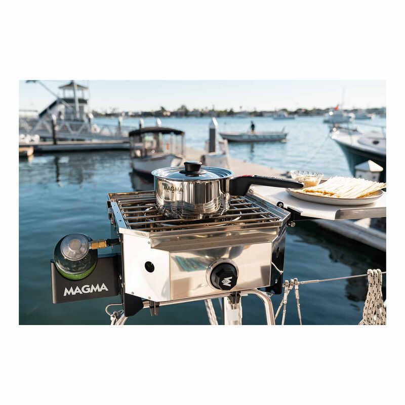 MAGMA Marine Crossover Single Burner Firebox Grill | West Marine
