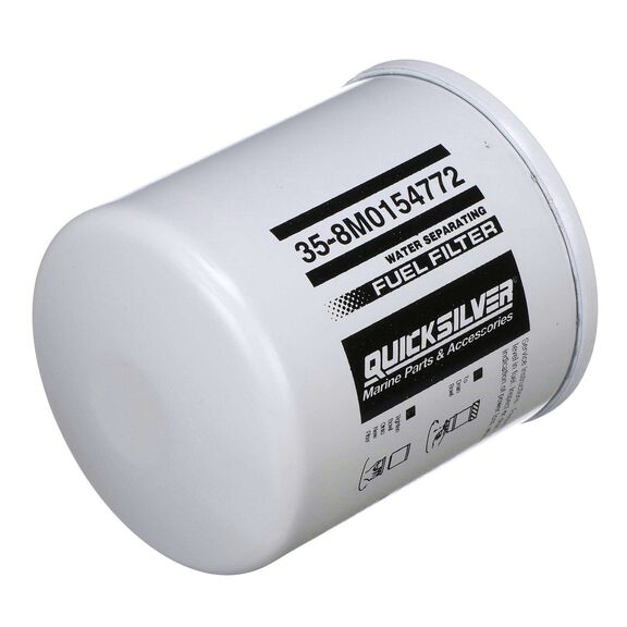 Quicksilver 8M0154772 10‑Micron Water‑Separating Fuel Filter
