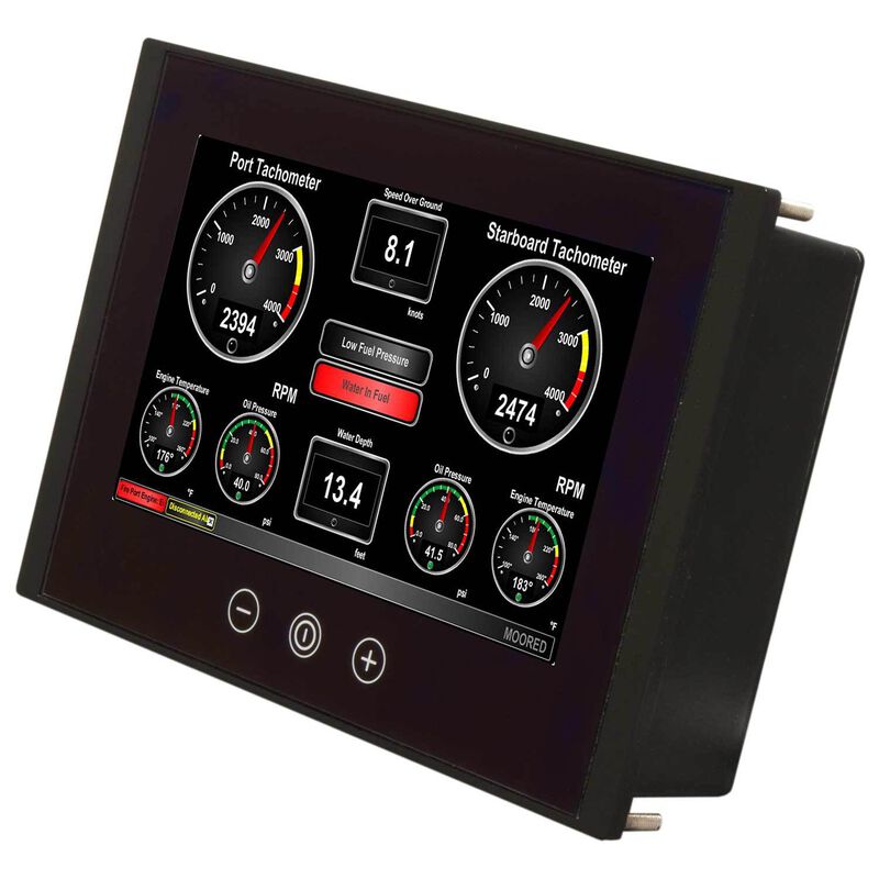 MARETRON TSM800C Vessel Monitoring and Control Touchscreen, 8" Diag ...