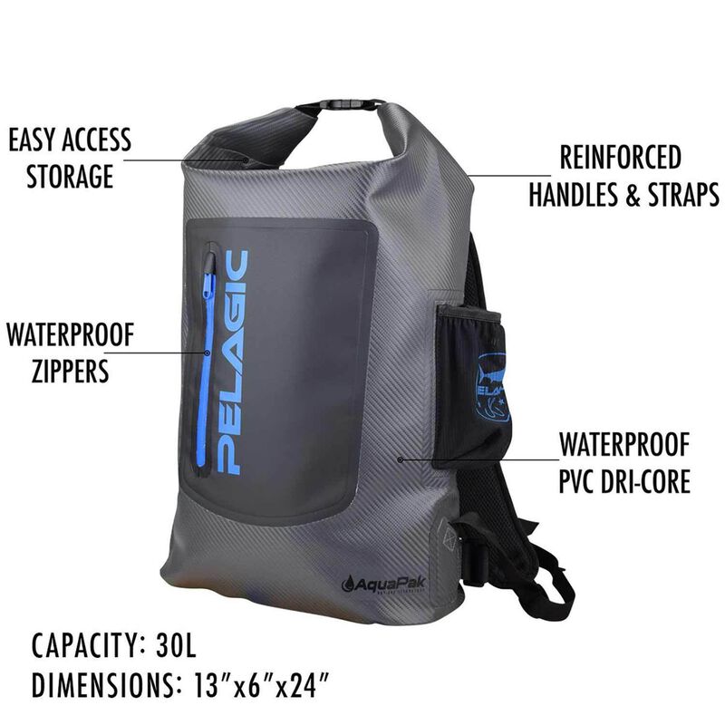 PELAGIC 30L Aquapak Water Resistant Backpack | West Marine