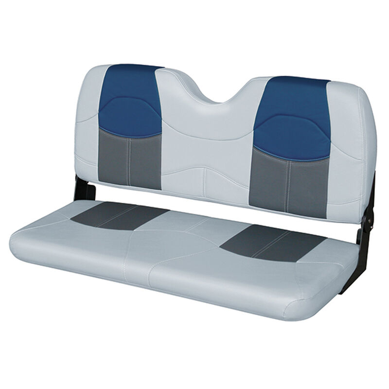 WISE SEATING 42" Bench Seat, Gray/Charcoal/Navy | West Marine