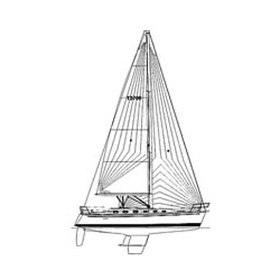 WEST MARINE GENOA SHEET, 56' LOA, New England Ropes' Sta-Set Color ...