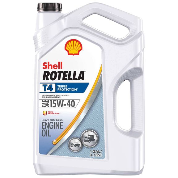 Shell Rotella T4 15W‑40 Conventional Diesel Engine Oil 1 Gal
