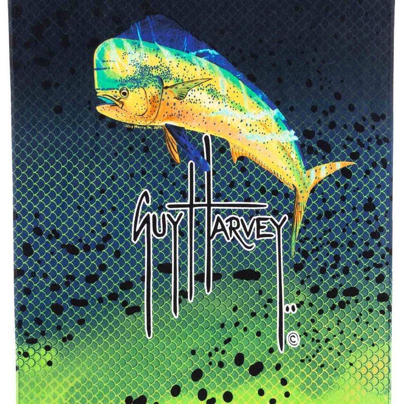 GUY HARVEY 58" x 36" Mahi Scales Towel | West Marine