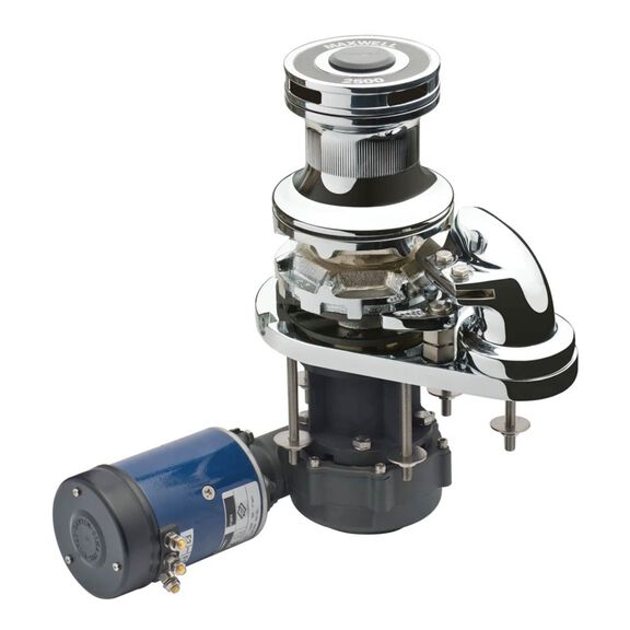 MAXWELL MARINE Maxwell Marine VW2500 Vertical Windlass 24V with 8mm ...