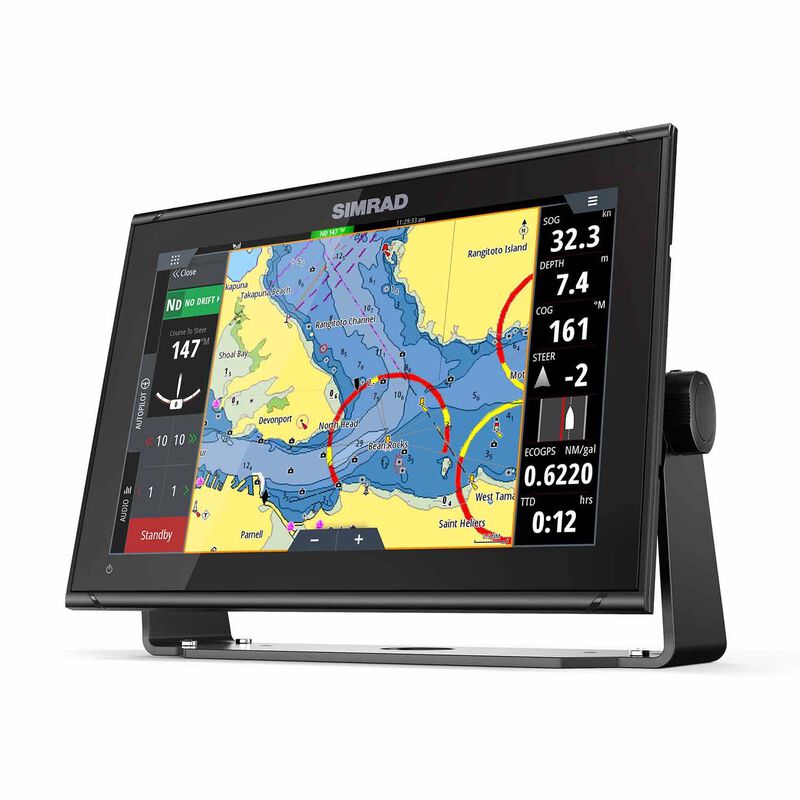SIMRAD GO12 XSE Multifunction Display with Global Basemap Charts, No ...