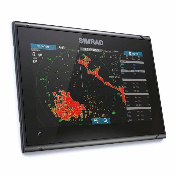 Simrad GO9 XSE Fishfinder C-MAP Radar Bundle
