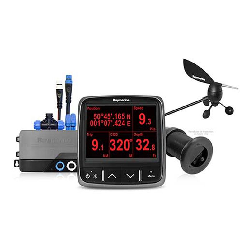 RAYMARINE i70 System Pack with Wind, Depth & Speed Transducers | West ...