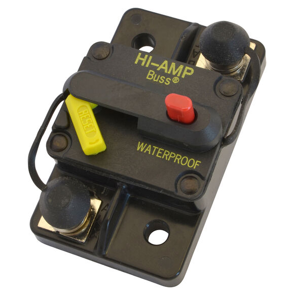 EATON CB285 High Amp Waterproof Circuit Breaker, Flush Mount