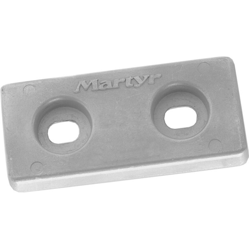 MARTYR Aluminum Hull Anode - 8"L x 4"W x 3/4" thickness (B) | West Marine