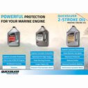 Quicksilver TC-W3 2-Stroke Synthetic Blend DFI Marine Oil - 2.5 Gal