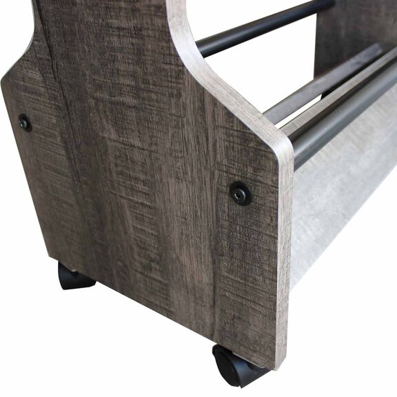 RUSH CREEK CREATIONS Driftwood 16 Rolling Rod Rack