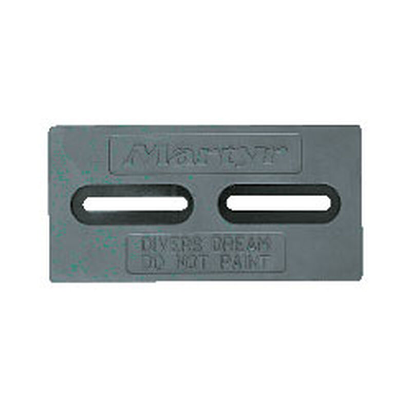 MARTYR Diver’s Dream Aluminum Anode, 12" x 6" W x 1/2" Thick | West Marine
