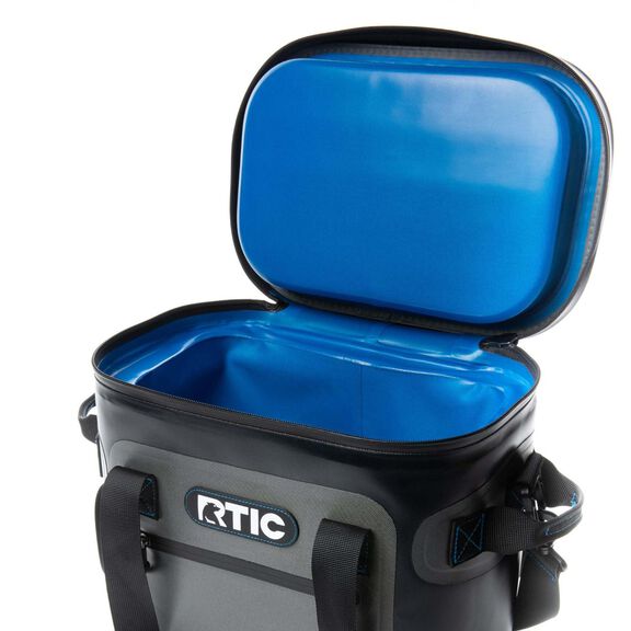 RTIC OUTDOORS RTIC 20 Can Soft Pack Cooler, Blue/Grey
