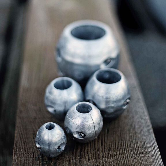 MARTYR Streamlined Aluminum Prop Nut Shaft Anode, 4.33" ID, 7.09" OD, 6 ...