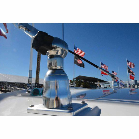 TACO MARINE 15' Grand Slam 280 Outrigger Kit, Black/Silver
