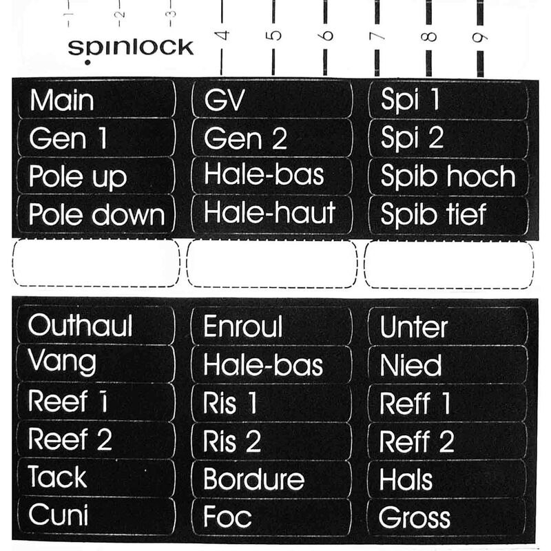 SPINLOCK Clutch Handle Labels | West Marine