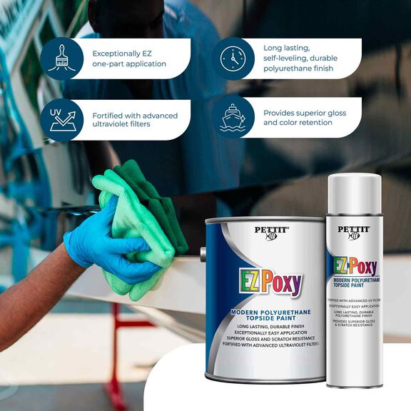PETTIT PAINT EZ-Poxy Modern Polyurethane Topside Paint