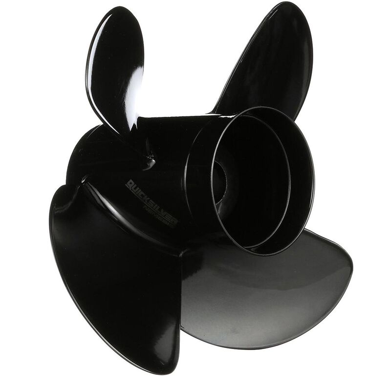 QUICKSILVER Nemesis 4-Blade Aluminum Propeller, 14" dia x 19" pitch, Right Hand | West Marine