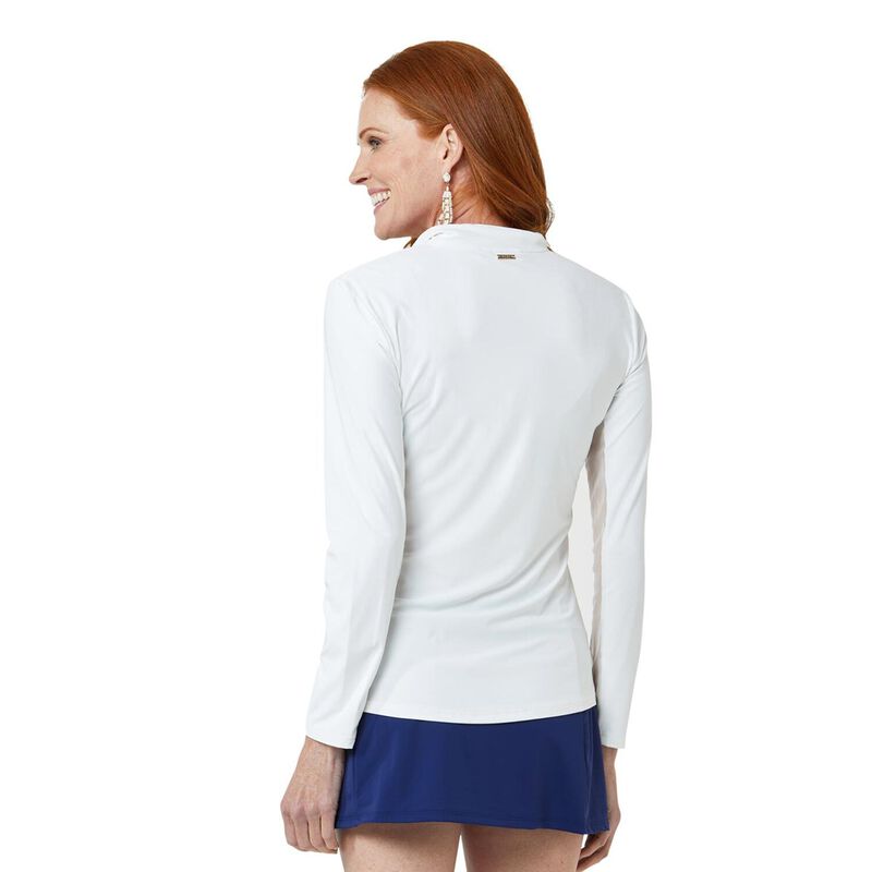 CABANA LIFE Women's Zipper Polo Rash Guard | West Marine