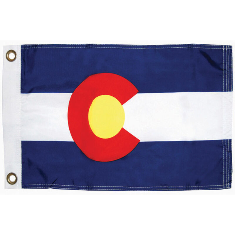 TAYLOR MADE Colorado State Flag, 12" x 18" | West Marine