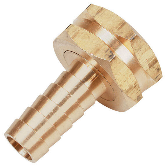 SEAFIT Brass 3/4" Female Garden Hose Thread to 3/4" Hose Barb Adapter