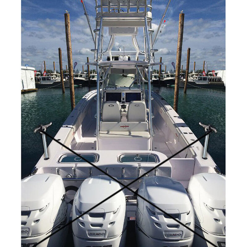 TACO MARINE Portable Locking Transom Cross-Tie Cleat | West Marine