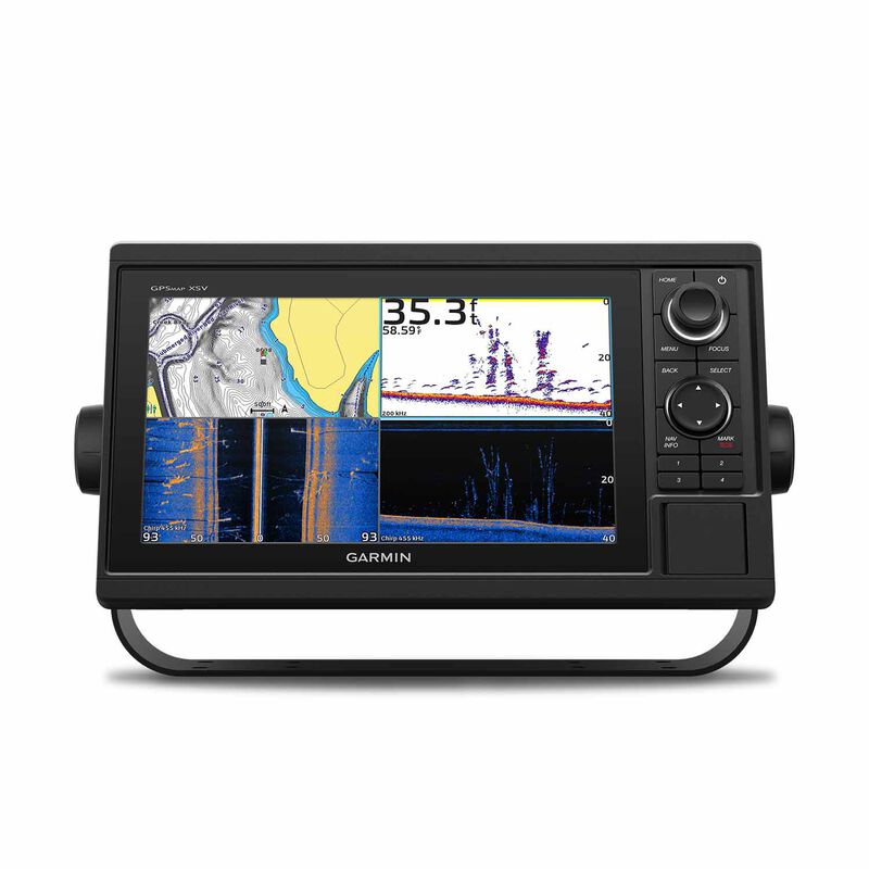 GARMIN GPSMAP® 1042xsv Multifunction Display with GT52-TM Transducer and Navionics+ Charts ...