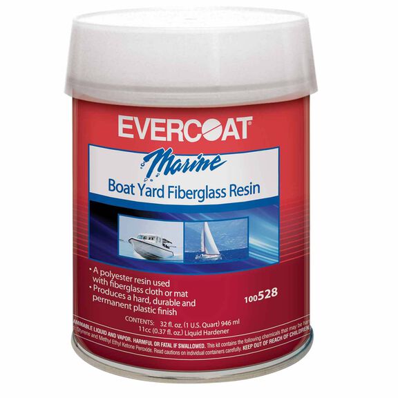EVERCOAT Polyester Boaters Resin, Quart