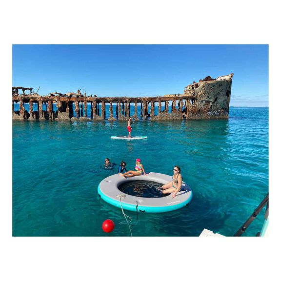 SOLSTICE 10' Circular Inflatable Mesh Dock
