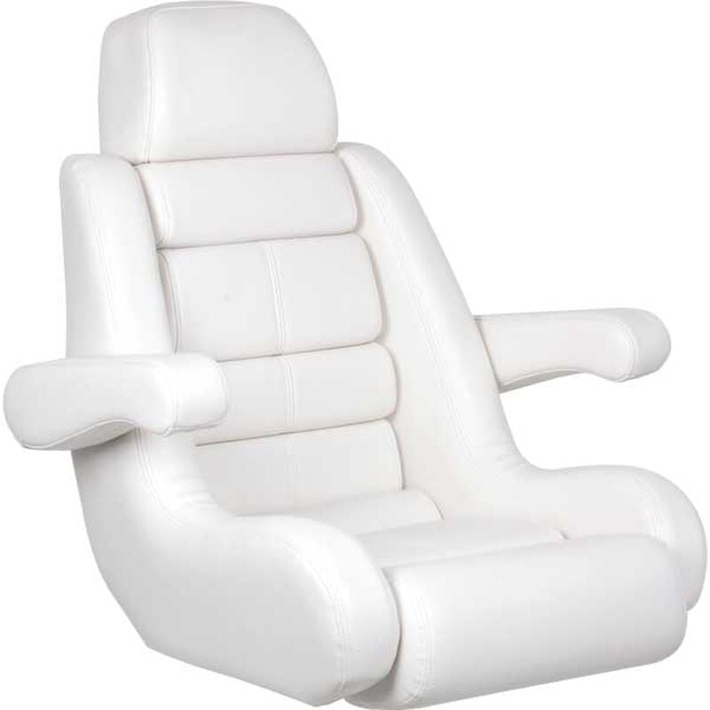 TODD 5-Star Flip-Up Helm Seat - White | West Marine