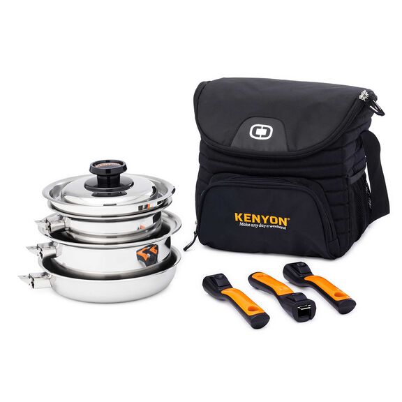KENYON StacKEN™ Pots & Pan Starter Set With Insulated Carry Bag