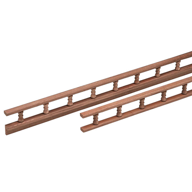 Teak Standard Pin Rail | West Marine