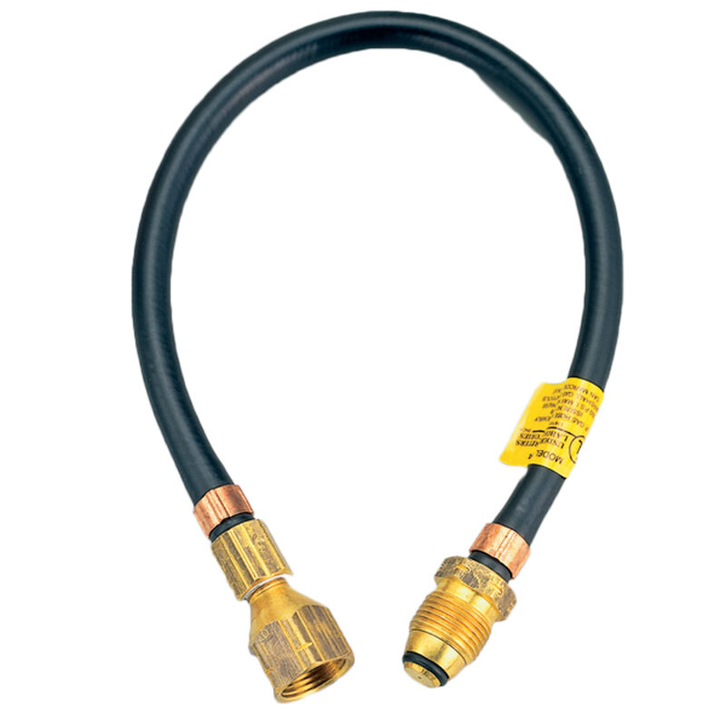 TRIDENT MARINE Pigtail Hose - Male POL x Female POL, 20"L, 1/4" ID ...