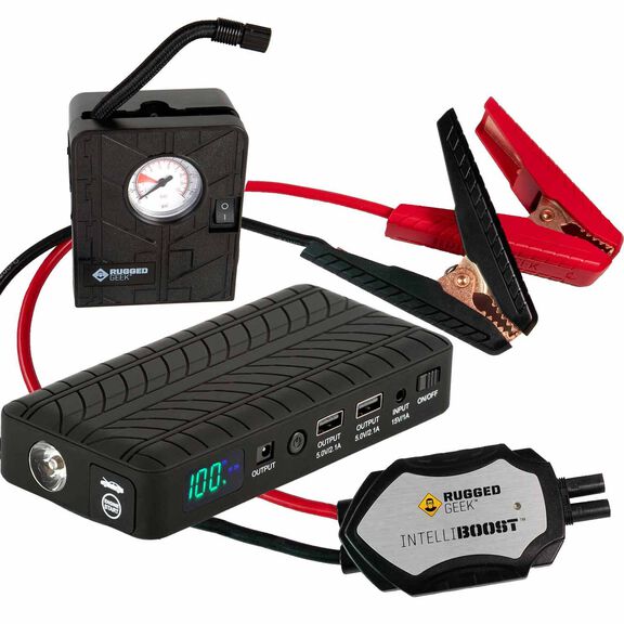 RUGGED GEEK RG1000 Safety Plus Battery Jump Starter