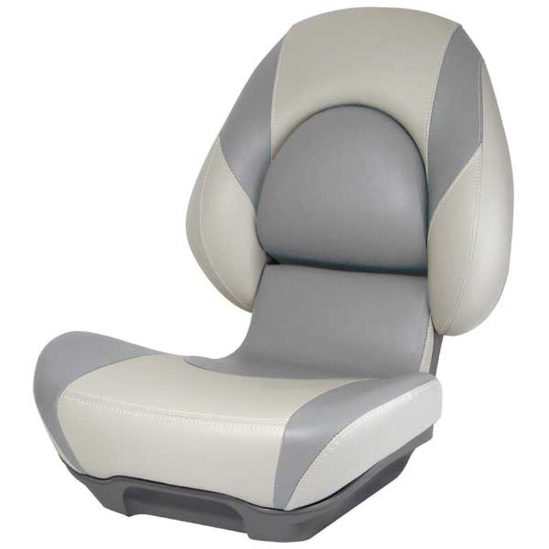 SAS Centric II Fully Upholstered Boat Seat, Tan/Smoke | West Marine