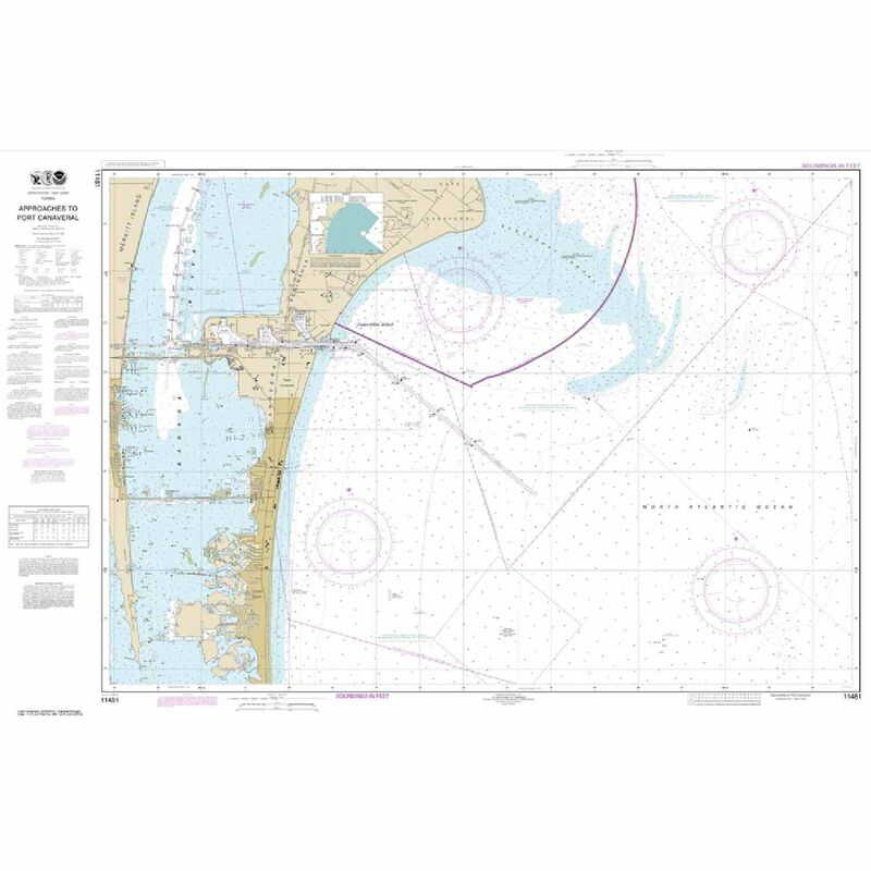 MAPTECH #11481 Approaches to Port Canaveral | West Marine