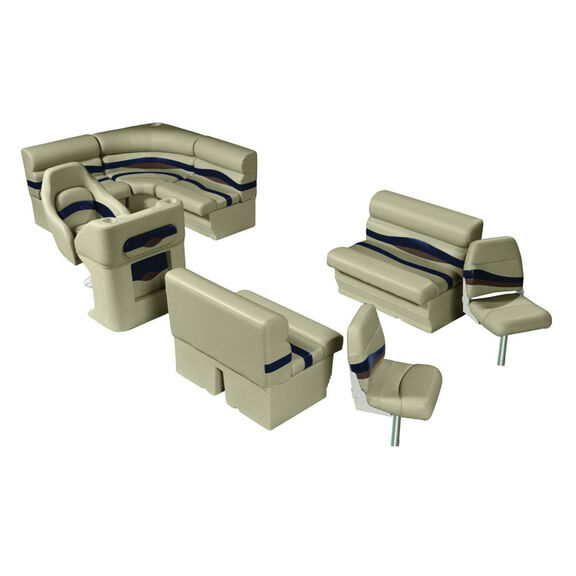WISE SEATING 8' Premier Angler Pontoon Boat Seat Package