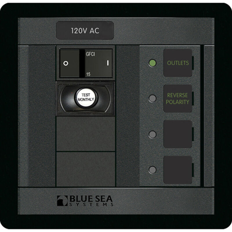 BLUE SEA SYSTEMS ELCI Main 30A Double Pole Panel | West Marine