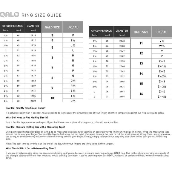 crosshatch size chart