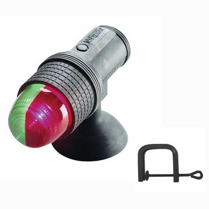 Portable LED Navigation Light, Bi-Color with C-Clamp Mount | West Marine