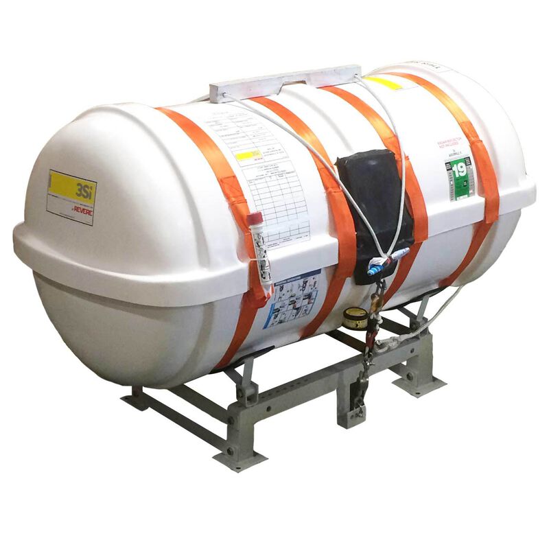 REVERE SURVIVAL USCG/SOLAS Davit Launched, 20-Person Life Raft, B Pack ...