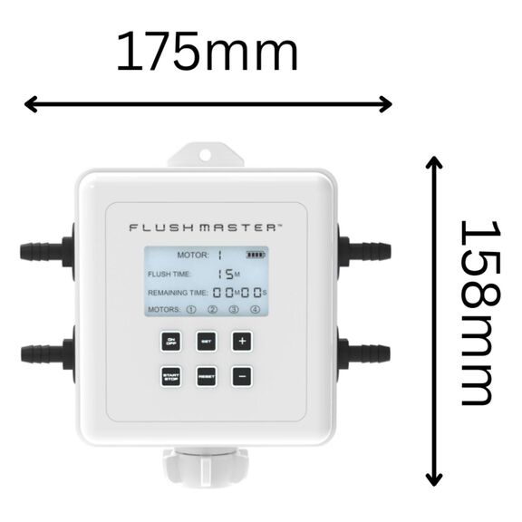 SEAMULE Flushmaster Automated Outboard Engine Flushing System, 4-Outlet ...