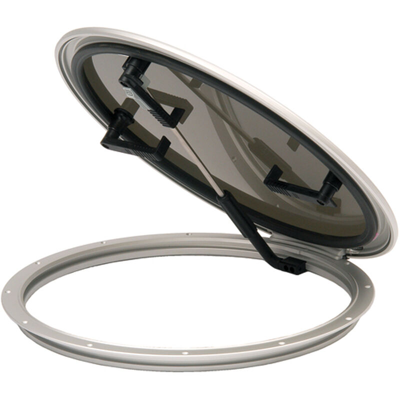 BOMAR Low-Profile Round Aluminum Hatches | West Marine