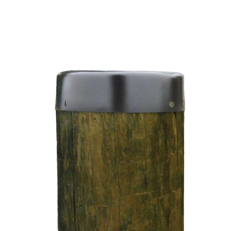 12 1/2" Flat Piling Cap, Black | West Marine